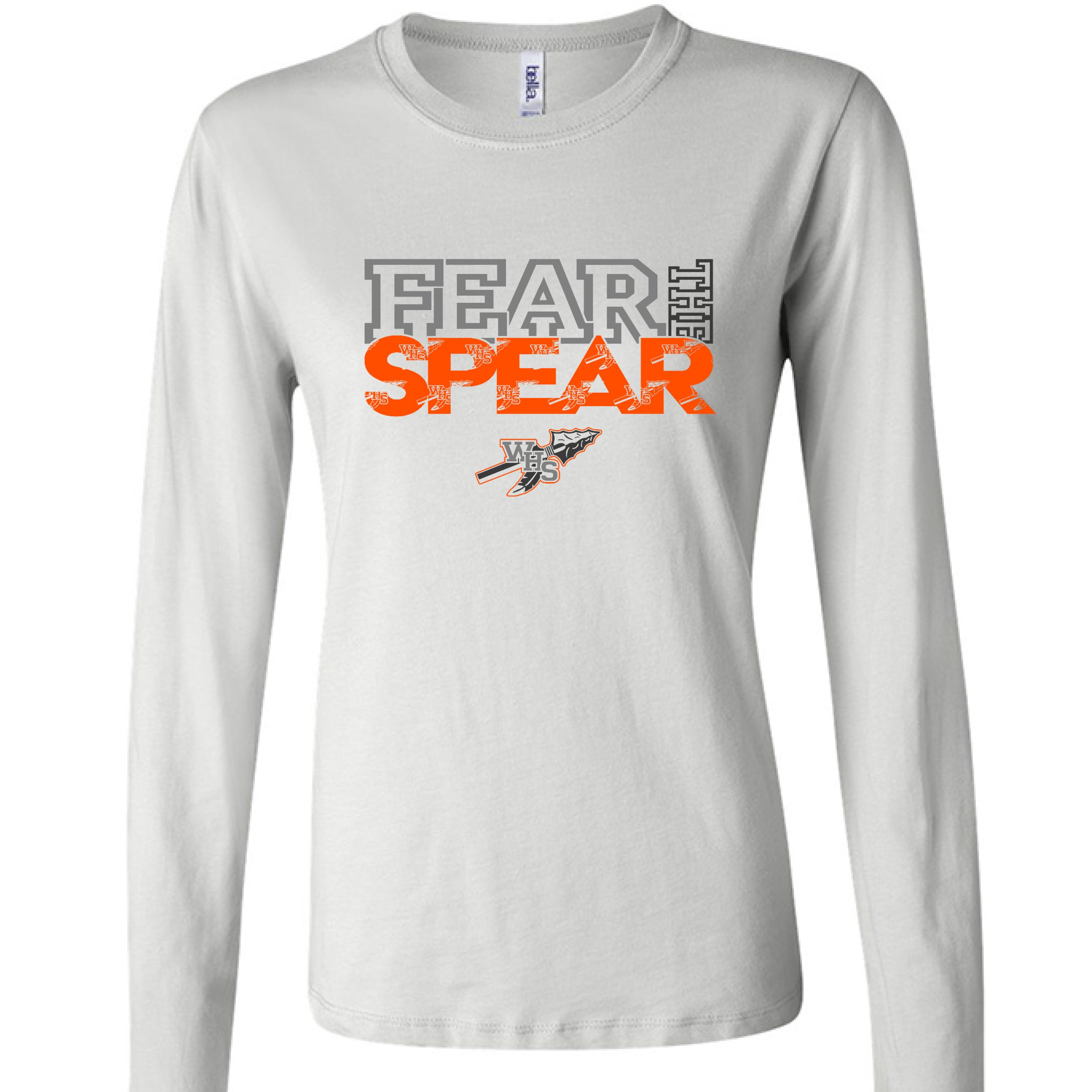 Ladies Bella Fear the Spear – Wor Paint